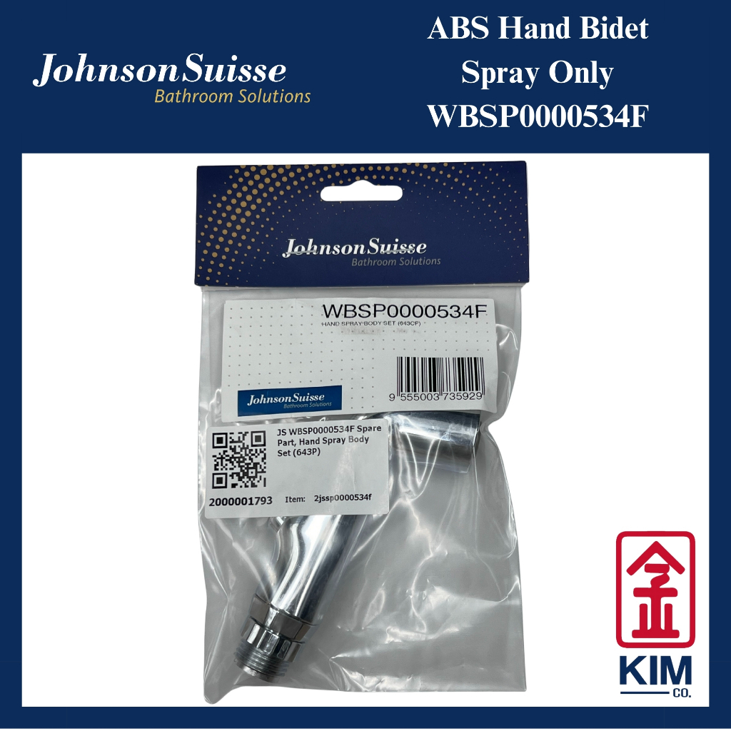 Johnson Suisse ABS Hand Bidet Spray Head Only (WBSP0000534F) | Toilet ...