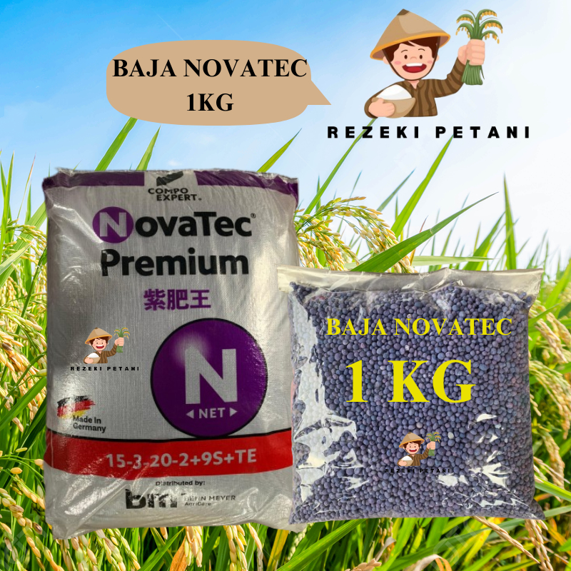 1KG BAJA NOVATEC PREMIUM 15-3-20-2+10S+TE REPACK Baja Buah Ungu Paksa ...