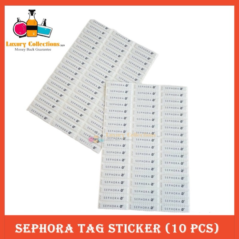 (Service) SEPHORA TAG STICKER (10PCS) [DAILY POS] | Shopee Malaysia