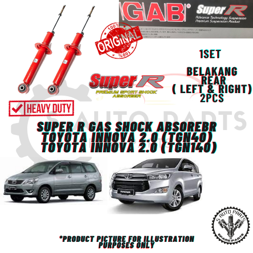 TOYOTA INNOVA (TGN40) / (TGN140) (REAR) GAB SUPER R SPORT HEAVY DUTY ...