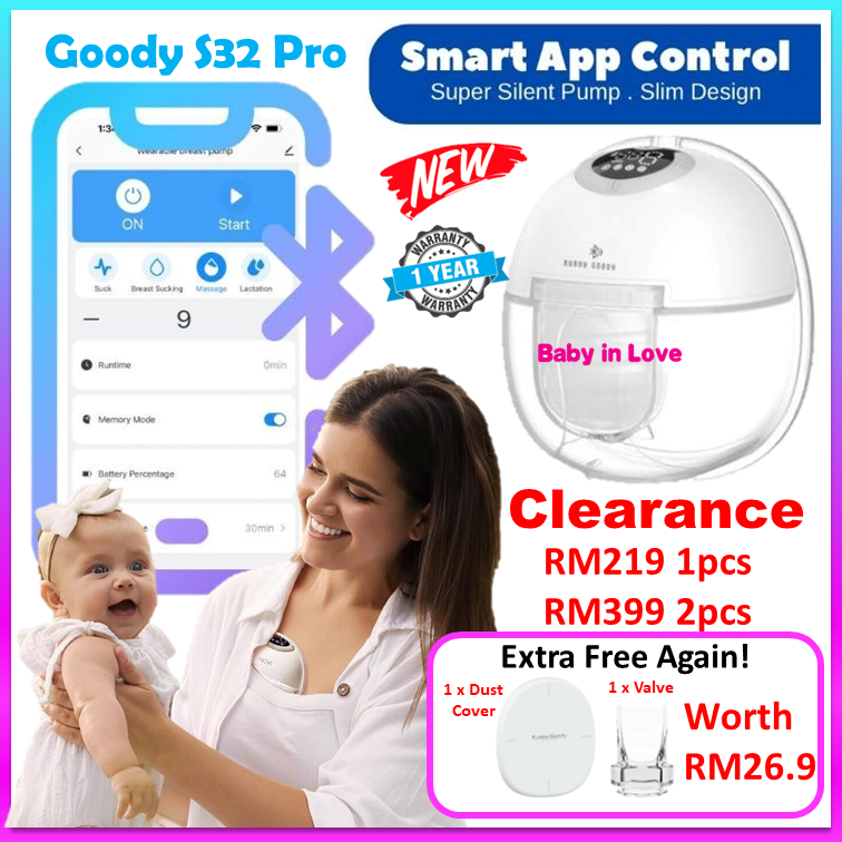 [FREE Dust Cover +Valve RM219 1PCS & RM399 2pcs] Goody S32 PRO Wearable ...