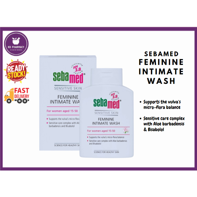 Sebamed Feminine Intimate Wash PH-3.8 50ml (For women aged 15-50 ...