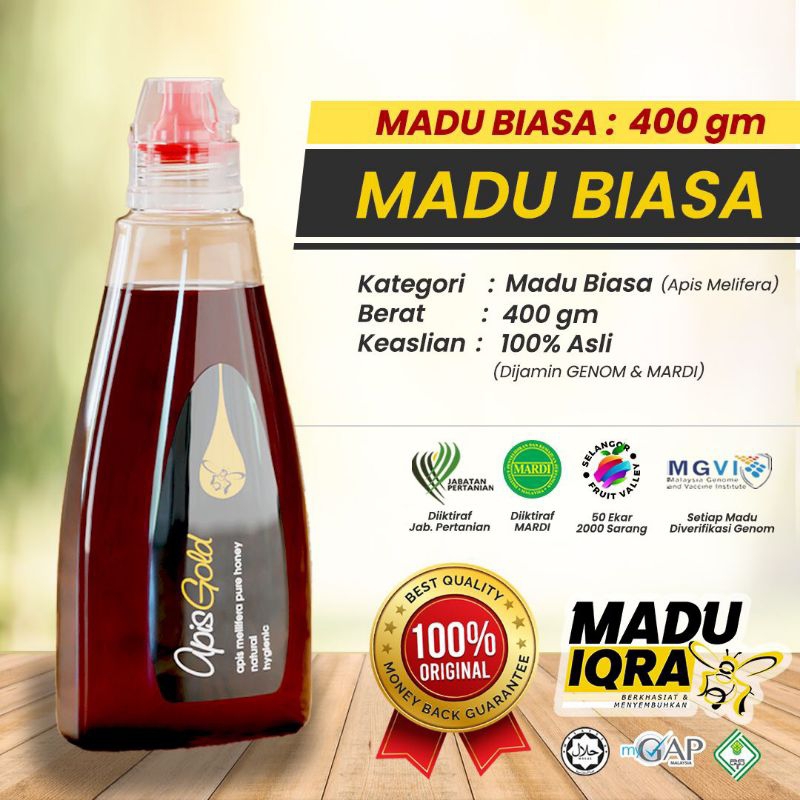 Madu Lebah Apis Gold 400g | Shopee Malaysia