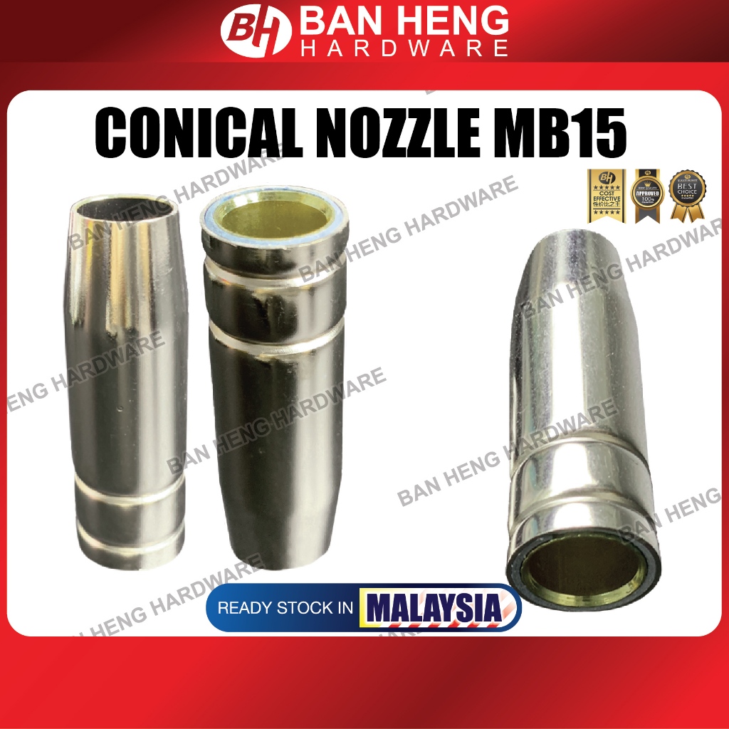 CO2 MIG MB15 Nozzle/ Conical nozzle/MIG ACCESSORY/ Welding | Shopee Malaysia