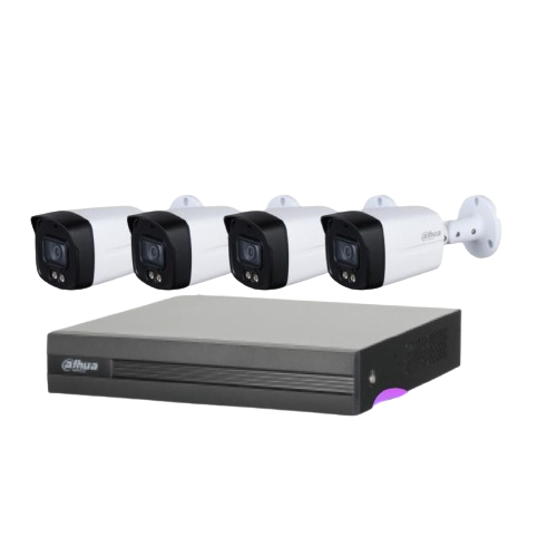 PACKAGE 4 CHANNEL 5MP (4 CAMERA 5MP)B1A5IP/T1A5IP/B1A5IP-A-IL/T1A5IP-A-IL + DH-XVR1B04H-1 (DVR ...