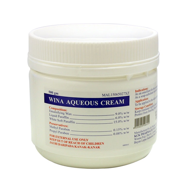 Wina Aqueous Cream Moisturizer 500g | Shopee Malaysia