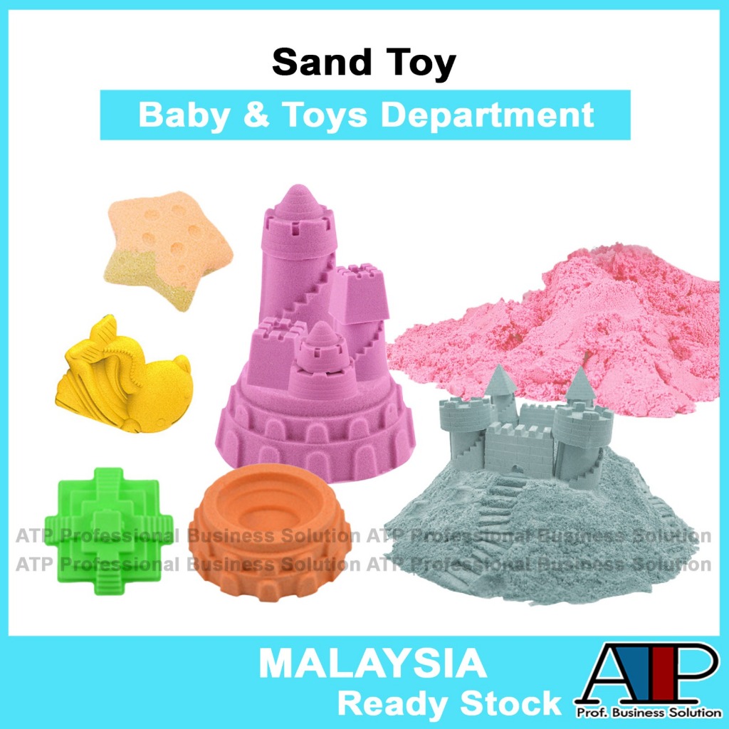 Toy🪅 500g The Sand Fun Dynamic Eco Sand Castle Space Sand Play Set Sand ...