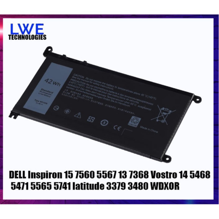 DELL Inspiron 15 7560 5567 13 7368 Vostro 14 5468 5471 5565 5741 ...