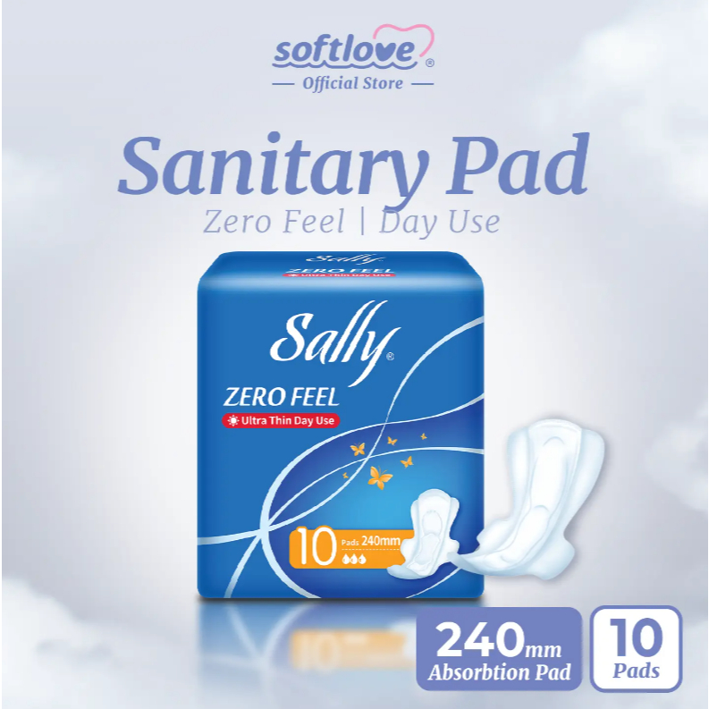 Sally Sanitary Pad Zero Feel - Day Use / Night Use (24cm , 29cm) Woman ...