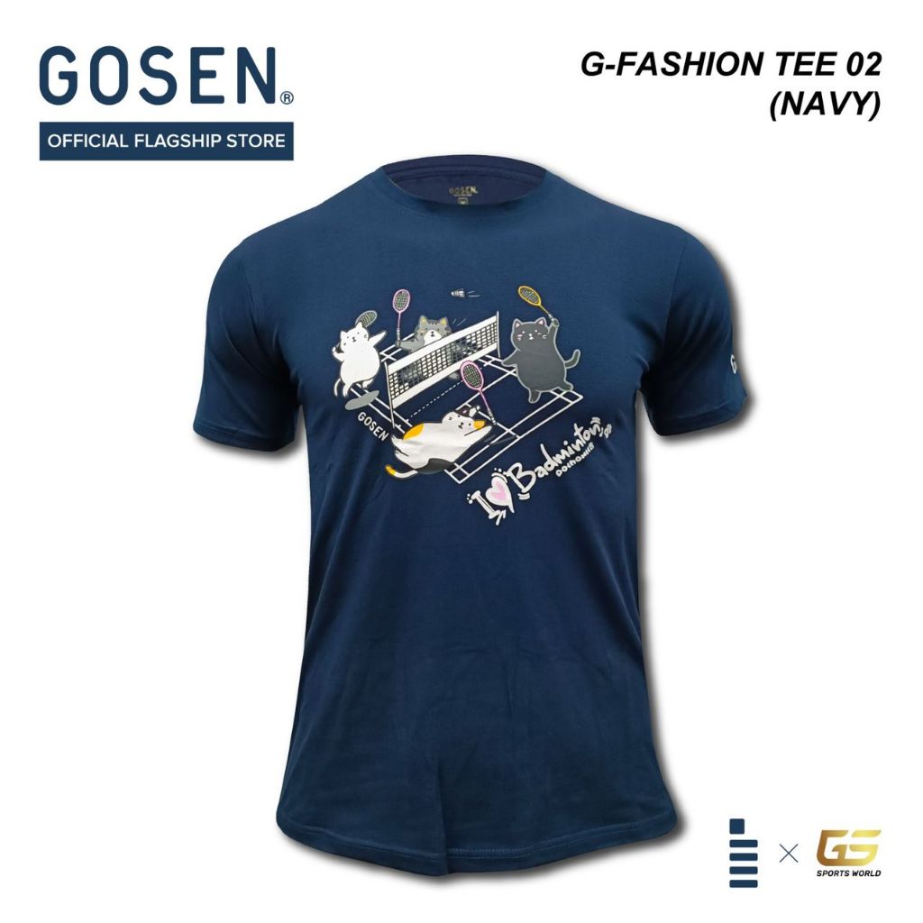 GOSEN G-Fashion 02 Pochaneco Jersey - Black/White/Navy/Grey GFT24-02 | Shopee Malaysia