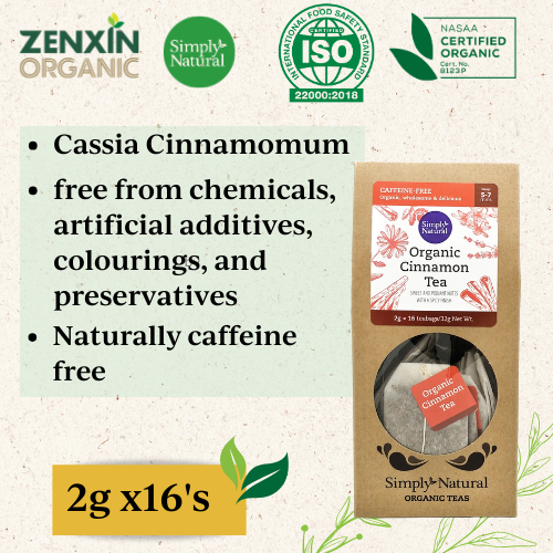 Simply Natural Organic Cinnamon Tea 2g/16 teabags Egypt | Shopee Malaysia