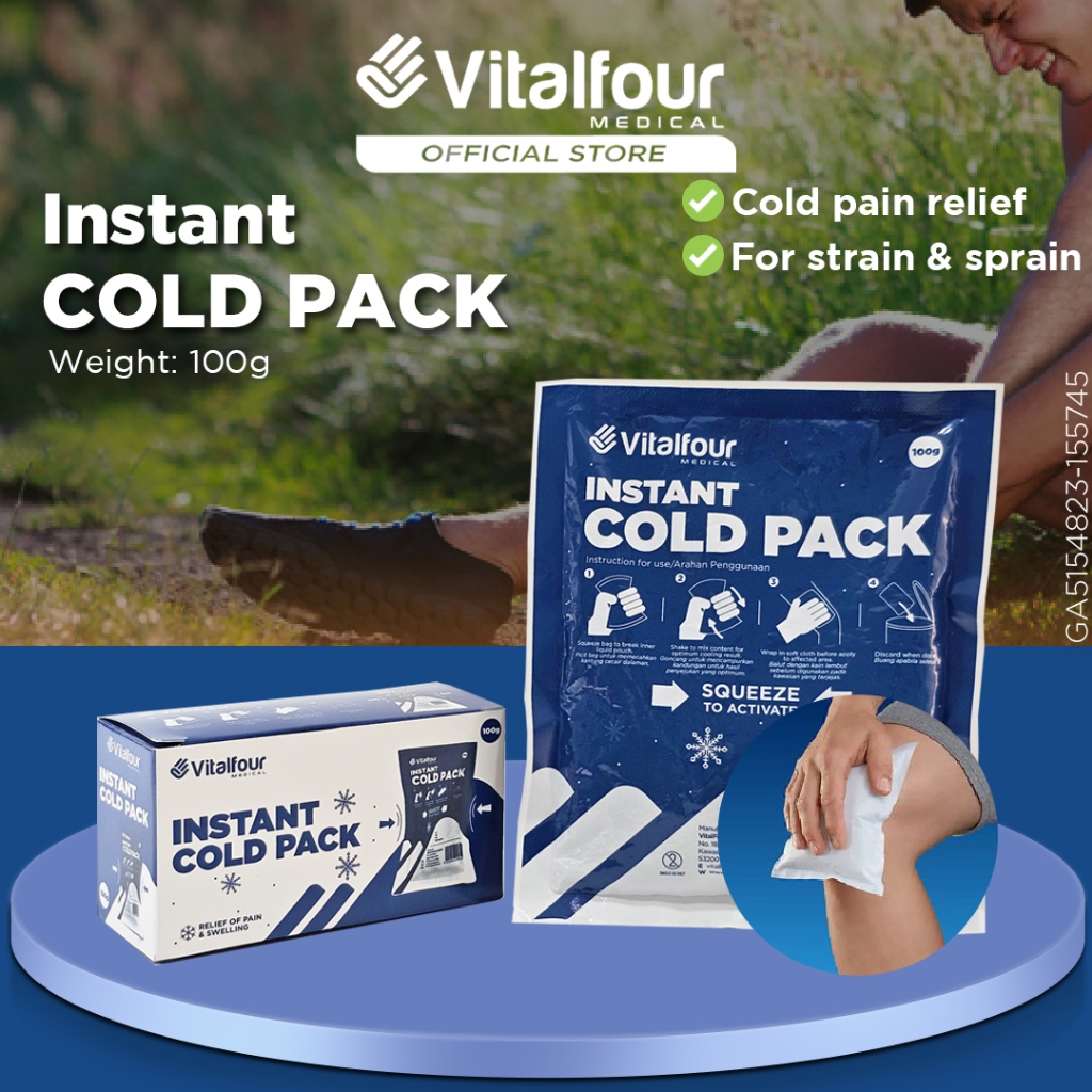 VitalFour Instant Cold Pack 100g (1pcs/box Disposable) | Shopee Malaysia