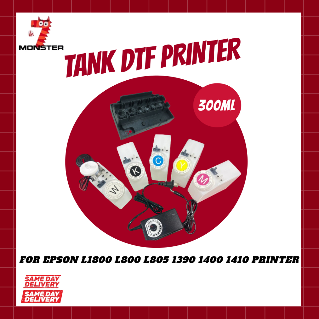 Ready Stock Dtf Printer Ciss Conversion kit for Epson for EcoTank L8050 ...