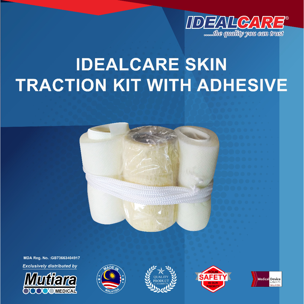 [IDEALCARE] Skin Traction Kit With Adhesive (Adult / Child ) | Shopee ...