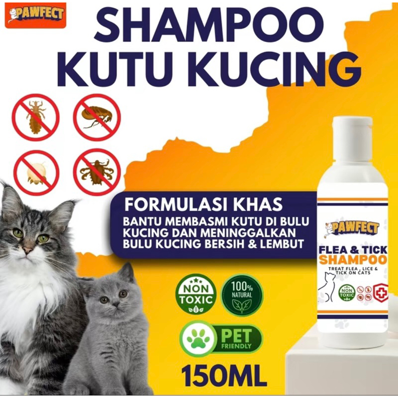SHAMPOO KUTU KUCING FLEA & TICK SHAMPOO | Shopee Malaysia