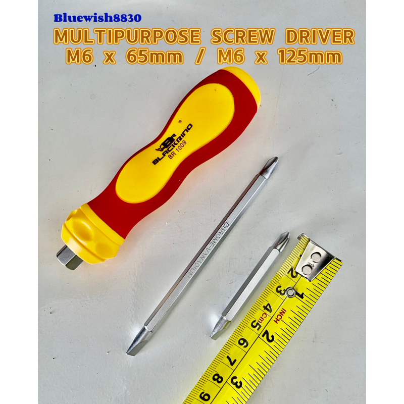 Magnetic Multipurpose Adjustable 2 Way Screw Driver M6 x 65mm / M6 x ...