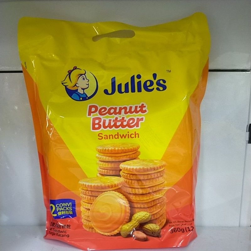 Julie's Peanut Butter Sandwich -360g (12convi packs) | Shopee Malaysia
