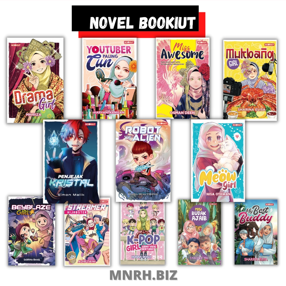 Buku Novel Bookiut Remaja Kanak kanak Koleksi 1 | Shopee Malaysia