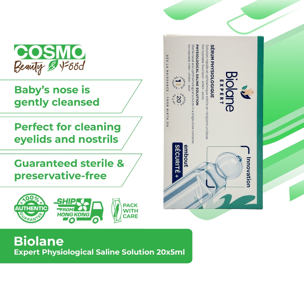 Biolane Expert Physiological Saline Solution 20x5ml | Shopee Malaysia