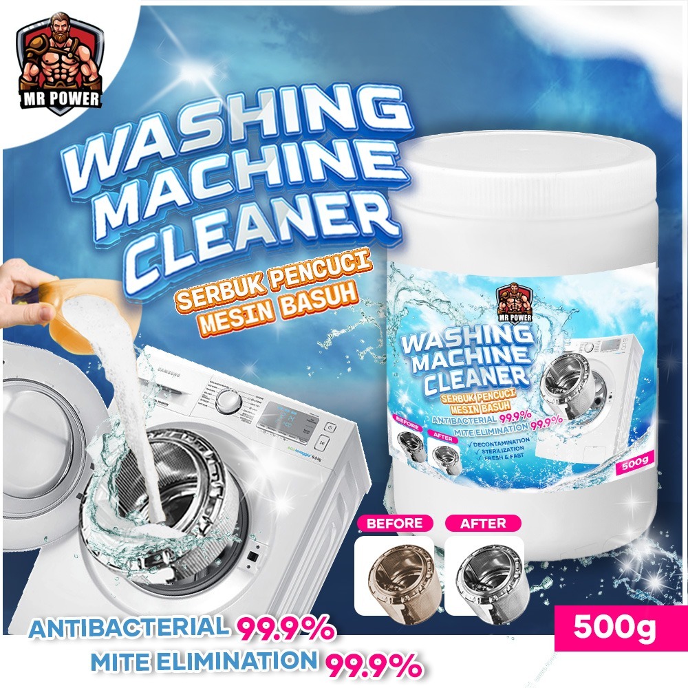 Mr Power Pencuci Mesin Basuh Serbuk Washing Machine Cleaner Home Clean ...
