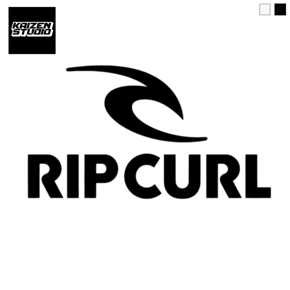KAIZEN STUDIO Ripcurl Brand Outdoor Logo Decal Vinyl Cutting Sticker ...