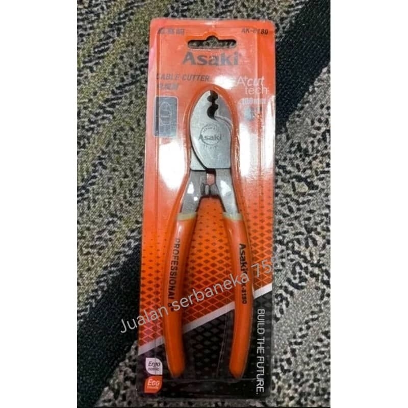 ORIGINAL!!! ASAKI(AK-8180)HEAVY DUTY CARBON STEEL CABLE CUTTER 6 ...
