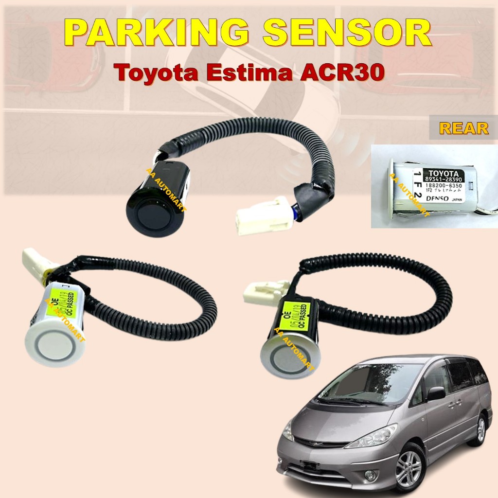 ORIGINAL Reverse Sensor PDC Parking Sensor For Toyota Estima ACR30 ...