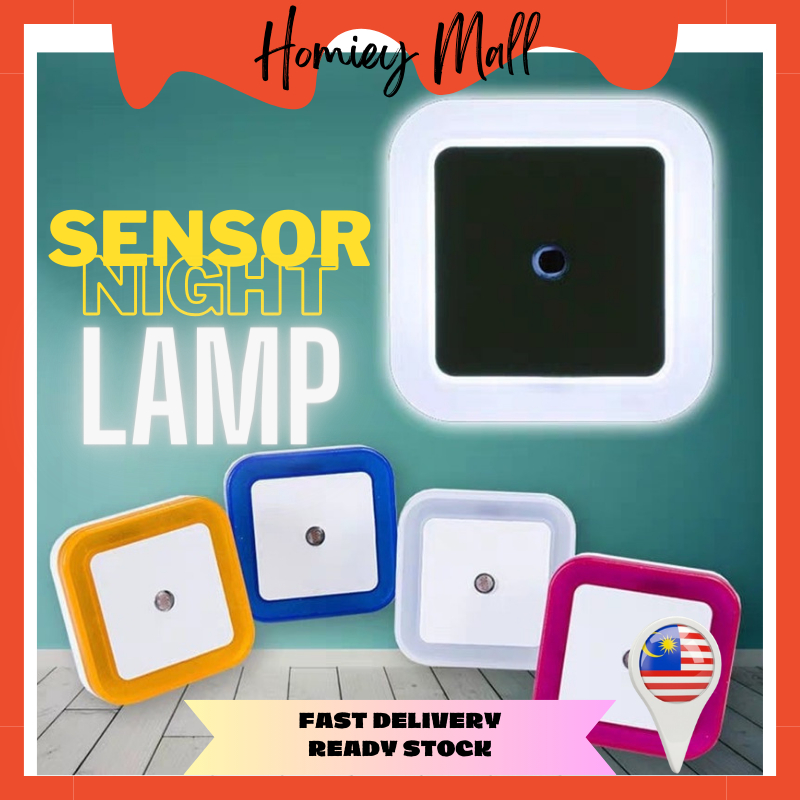 Sensor Light LED Night Lamp Cheap Socket Plug Automatic Square Circle ...