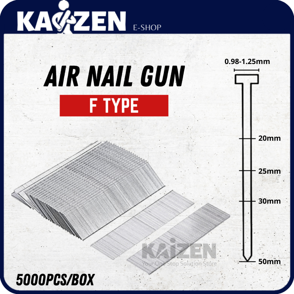 Air Nail Refill Air Gun Nail - F Type ( F20 / F25 / F30 / F50 ...