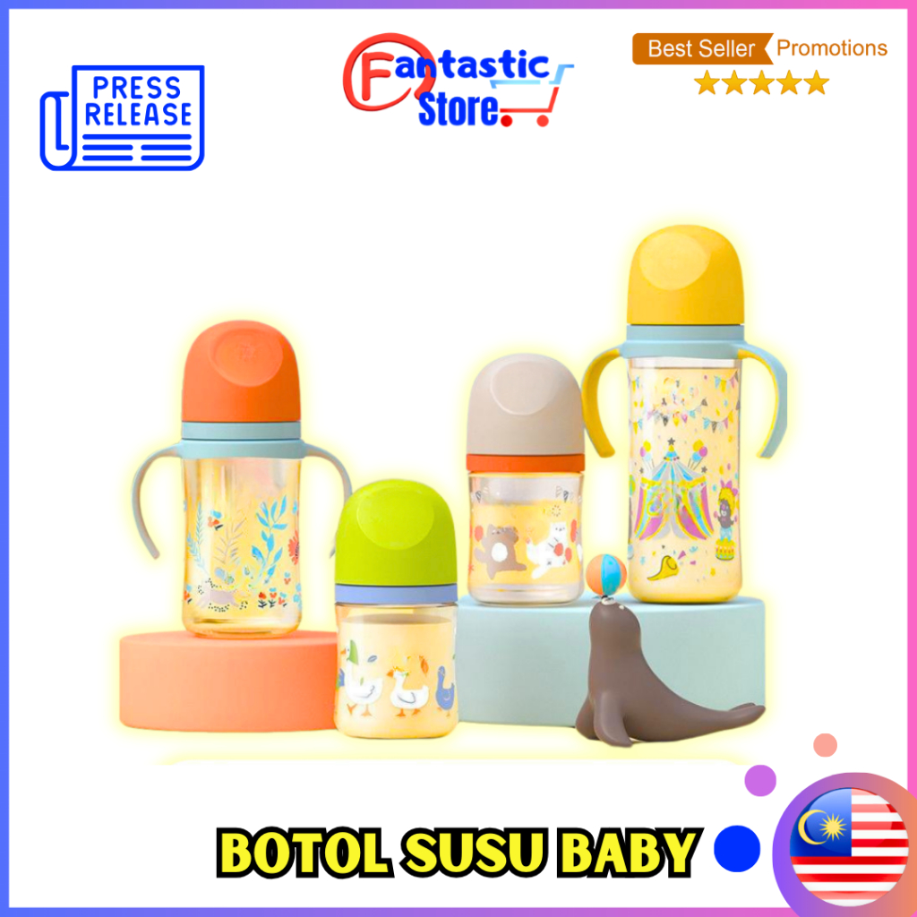 Botol baby New generation bottle PPSU wide neck botol susu baby 160&240ML Anti-colic pigeon ...