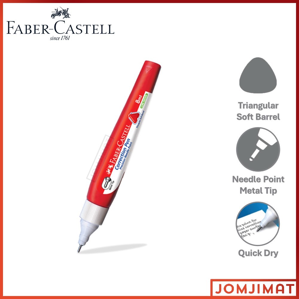 Faber Castell Correction Pen 8ml 169312 / Faber Castell Liquid Paper ...