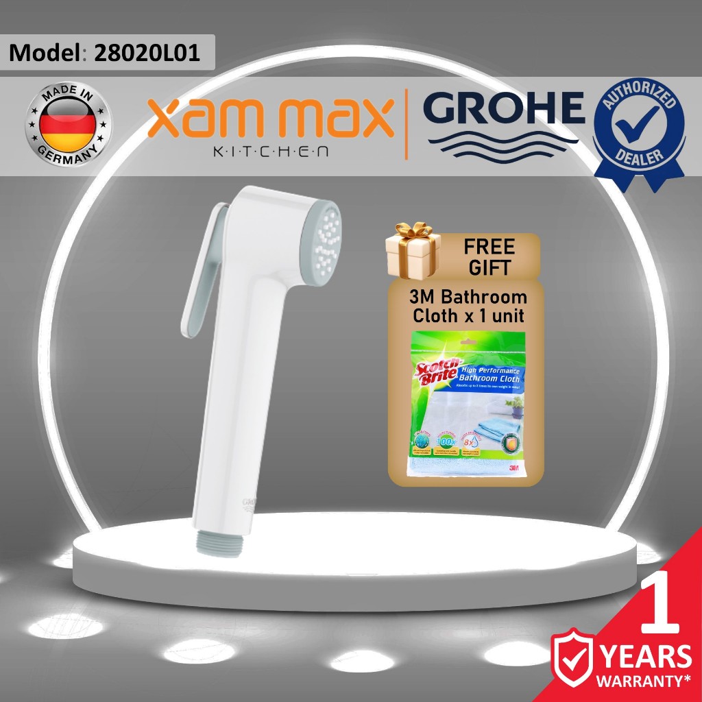 Grohe Hand Spray Bidet 28020L01 Tempesta-F Trigger Spray 30(White ...
