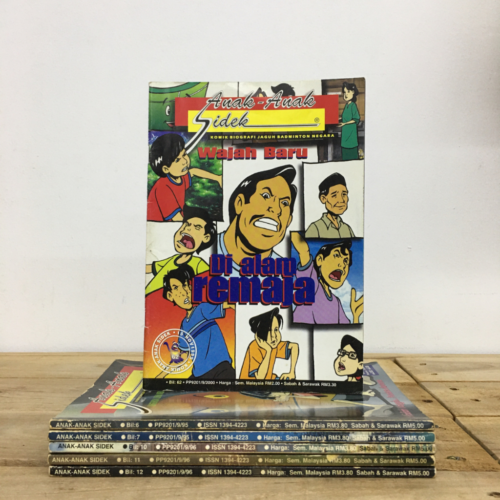 Komik Anak-Anak Sidek - Bil 6, 7, 10, 11, 12, 62 (Edisi dari tahun 1995 ...