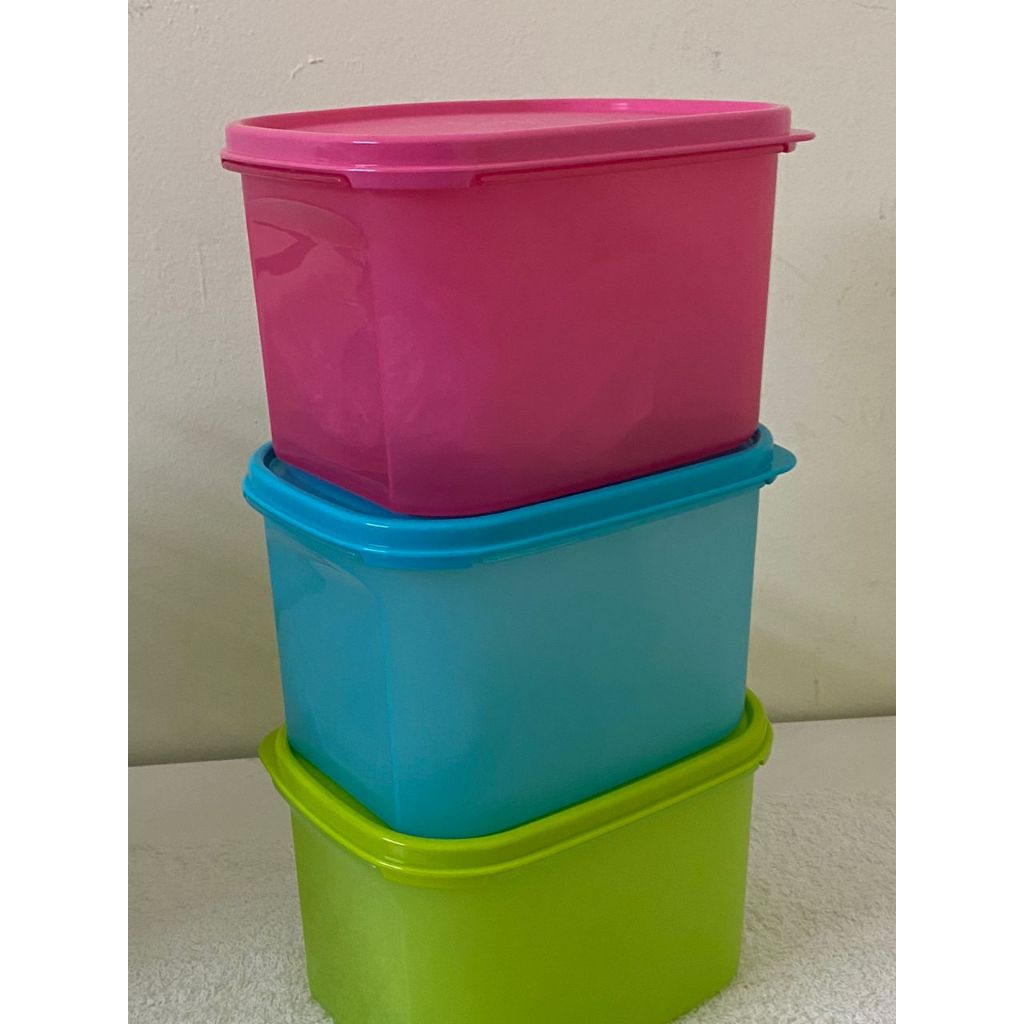 Tupperware Modular Mates Mini Rectangular 1.9L (3pcs) | Shopee Malaysia