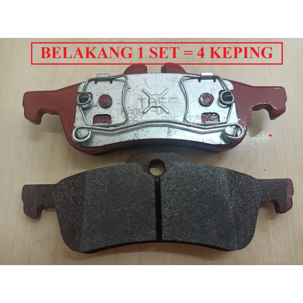 MINI COOPER COOPER S 1.6 R50 R52 R53 REAR BRAKE PAD 【EUROPE OE ...