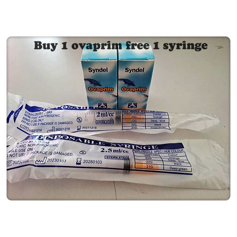 OFFER PRICE!!! FREE SYRINGE!!! Ovaprim Fish Hormone Syndel 鱼类繁殖 [Ready ...