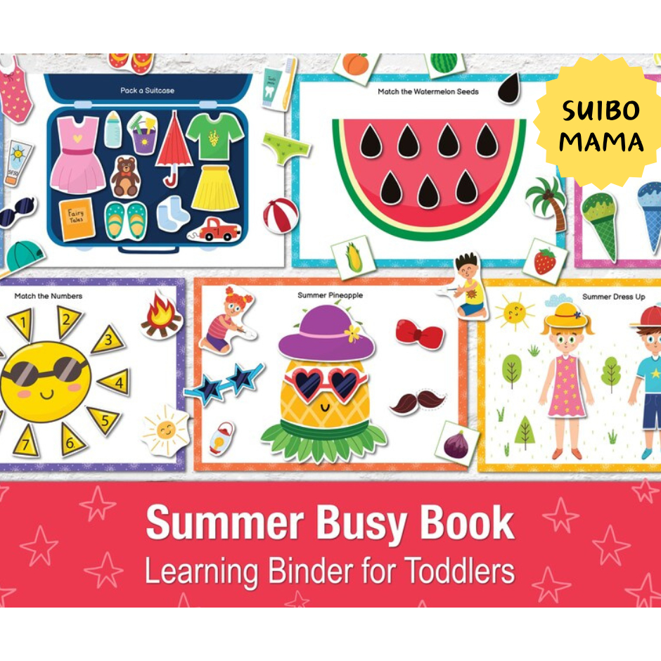 A607 – [PDF] Summer Busy Book 22 pages - kids activities preschool ...