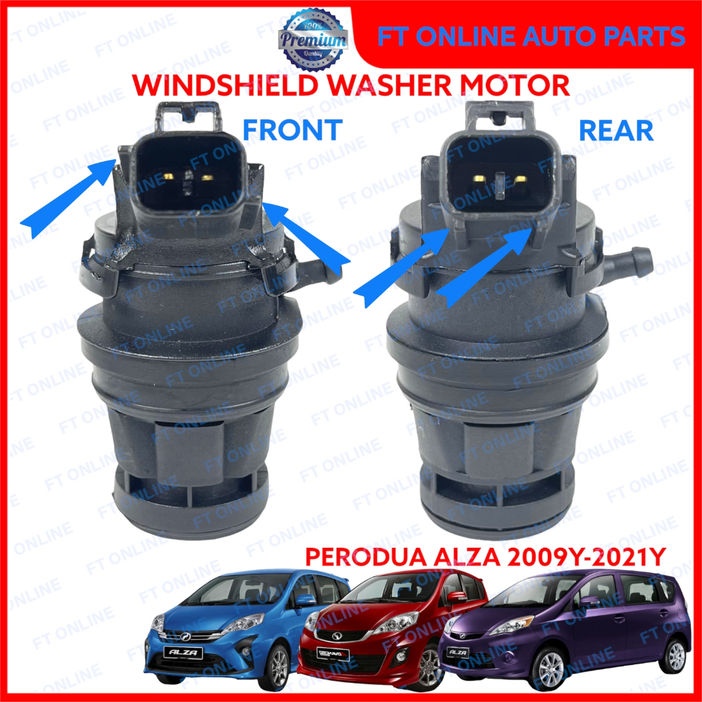 PERODUA ALZA 2009-2021 WASHER MOTOR/PUMP WINDSHIELD WIPER TANK FRONT ...