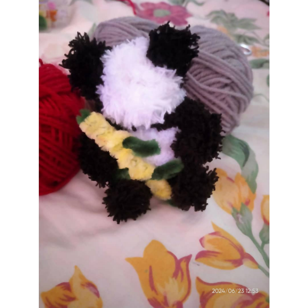 FLUFFY PIPE CLEANERS ( CUTE PANDA ) | Shopee Malaysia