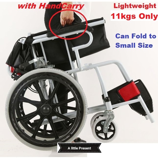 EngHong FLIP UP Armrest Wheelchair, Handle Openable Wheelchair,Foldable ...