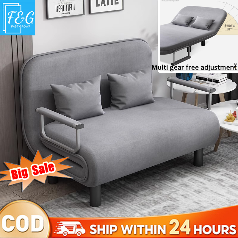 F&G Sofa bed Katil Lipat Foldable Sofabed Lazy Sofa Folding 1 2 seater ...