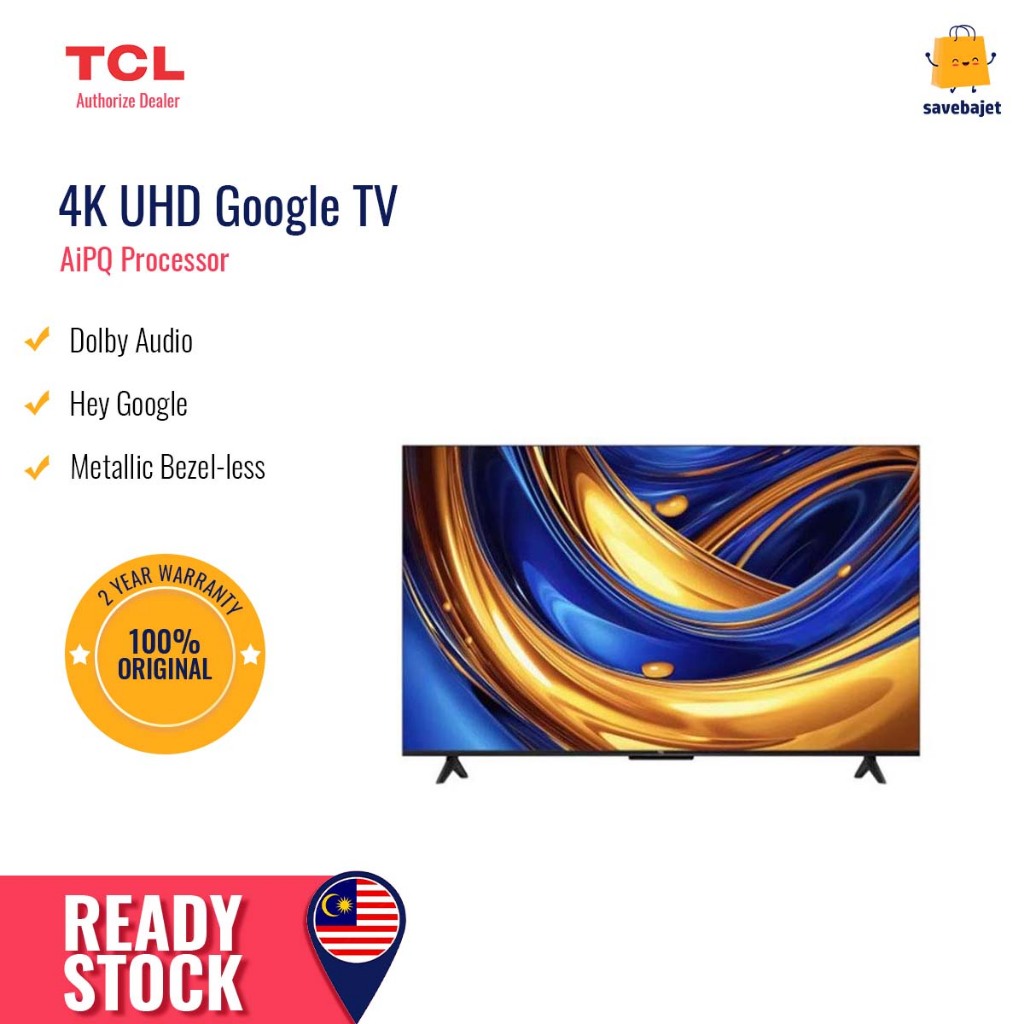 TCL 4K UHD Smart LED TV (55") 55P655 | Shopee Malaysia