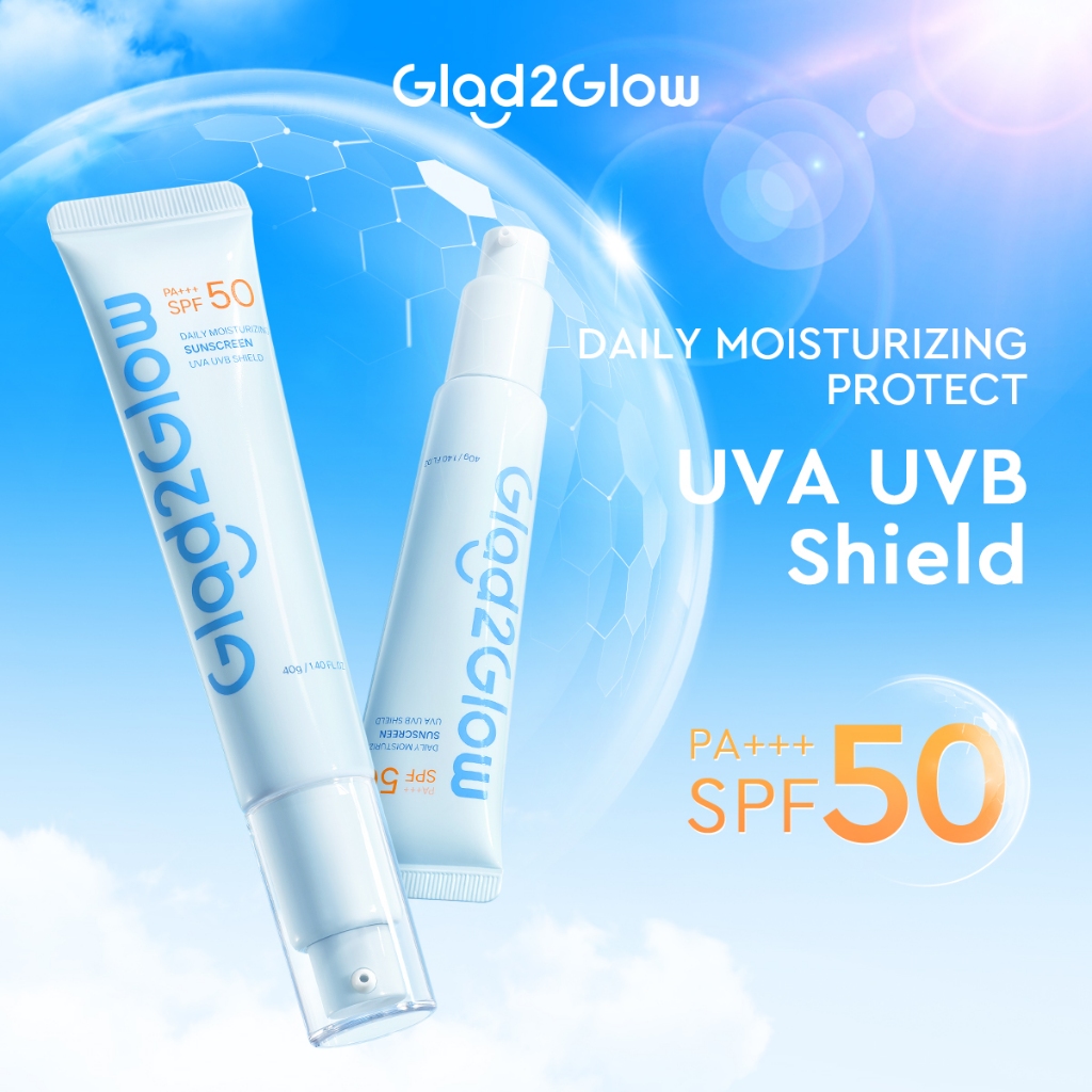 Glad2Glow daily moisturizing Ultra Light Sunscreen Gel SPF 50 PA ...