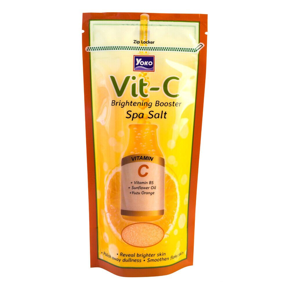 YOKO 300g Scrub Spa Salt YOKO Vitamin C Brightening Booster Skin Body ...