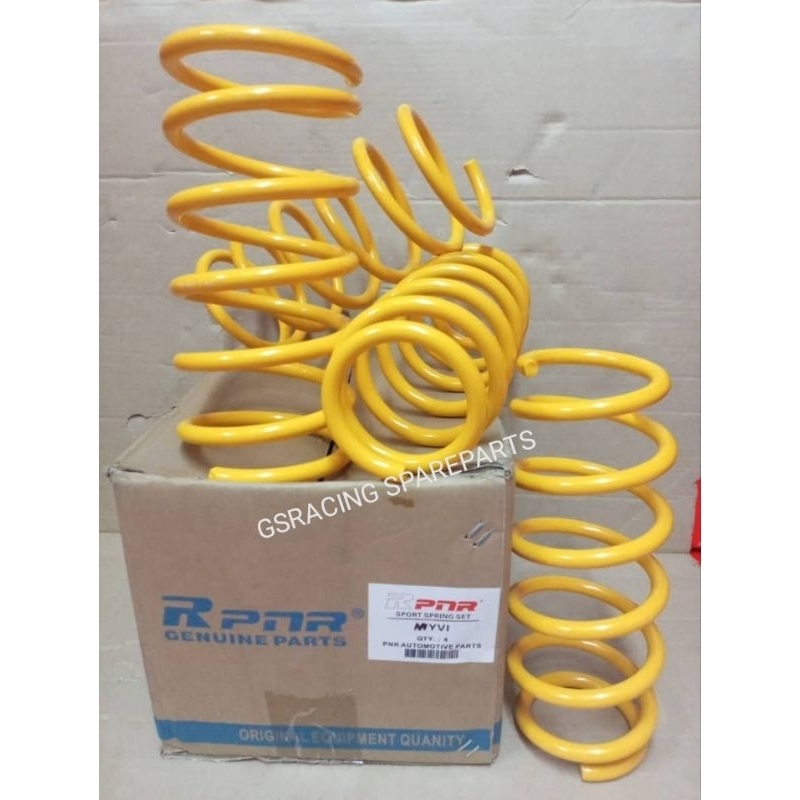 (PRICE 4PCS) PERODUA MYVI / MYVI LAGIBEST LOWER SPORT SPRING LOWERD ...