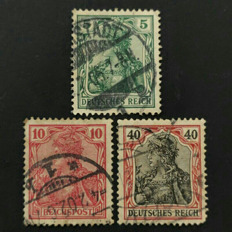 1902 Stamp Germany-Unique Used Stamp-Germania, Allegory ...