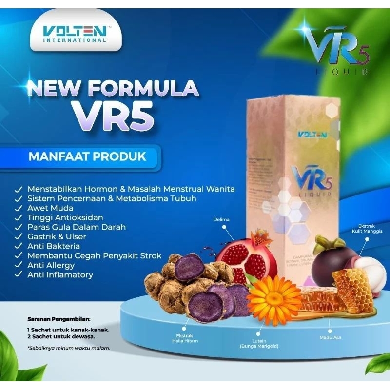 READY STOCK🔥 VOLTEN VR5 Liquid Original Ekstrak Halia Hitam / Black ...