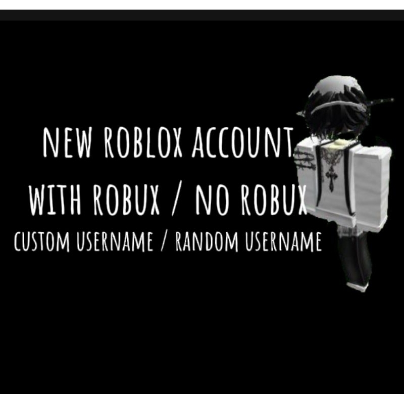 RobloxStarter pack | roblox account with robux / no robux | Shopee Malaysia