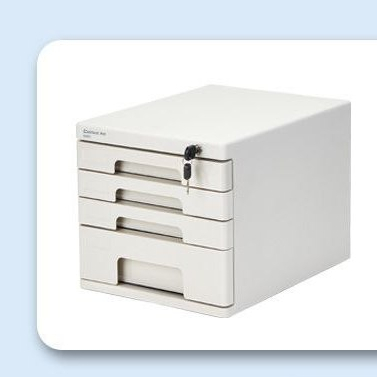 QIXI File Organizer Multilayer with Lock Desk Stationary Document ...