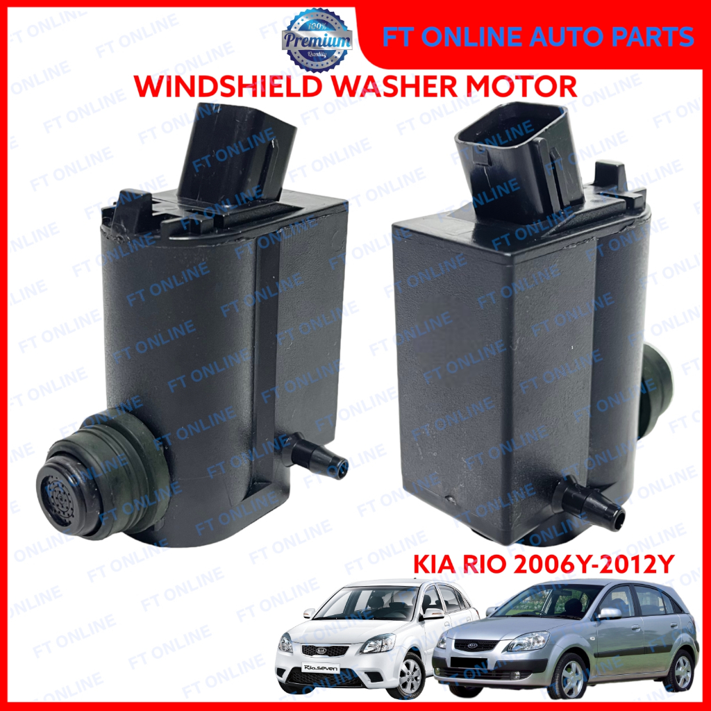 KIA RIO 2006-2012 JB WASHER MOTOR/PUMP WINDSHIELD WIPER TANK 2007 2008 ...